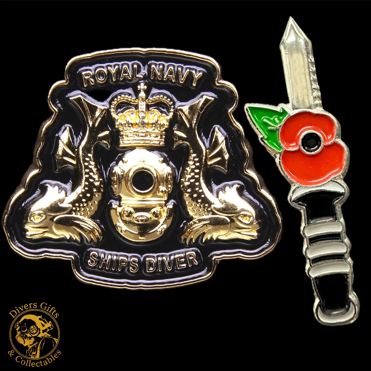 Royal Navy Ships Diver Pins (Combo Special) – Divers Gifts