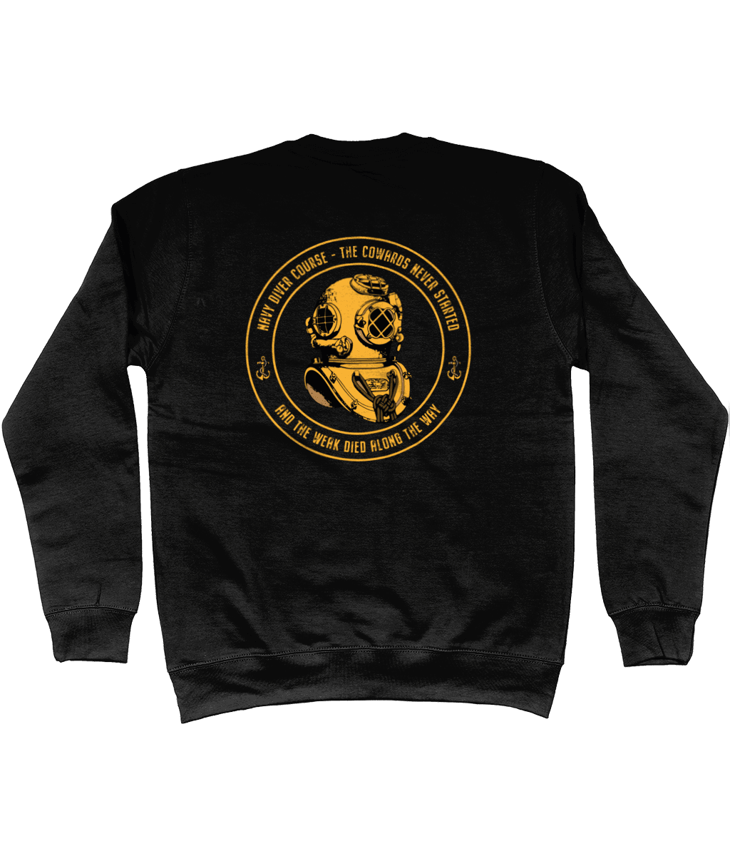 09 - Sweatshirt - Cowards never started- (Printed Front and Back ...