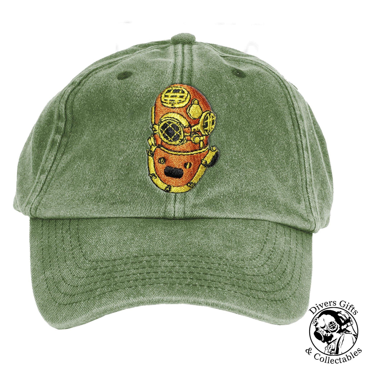 MkV Helmet Embroidered Cotton Cap - Faded Style – Divers Gifts